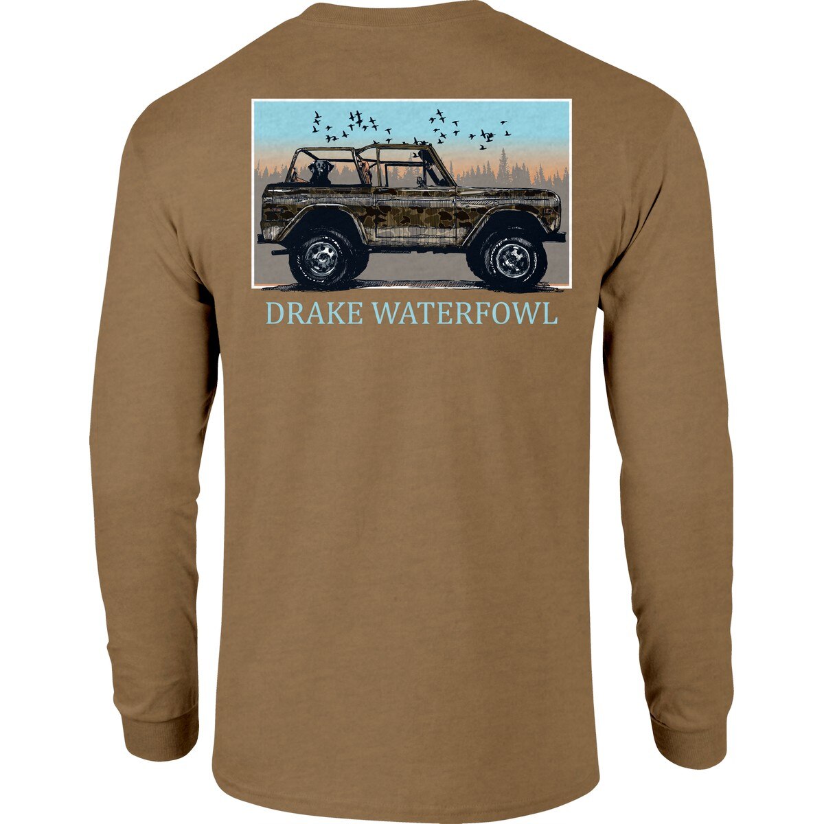 Drake Old School Ride Along Long Sleeve Tee | Mack's Prairie Wings